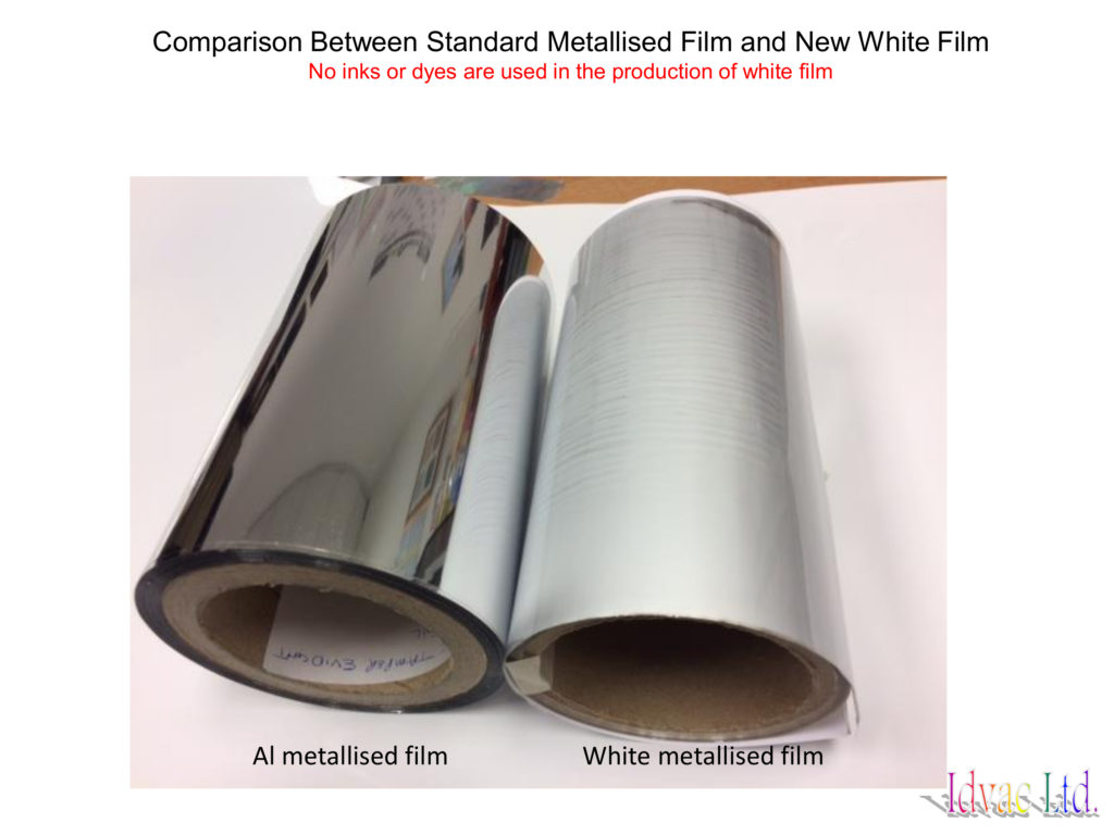 Idvac New Innovation: Vacuum Metallized White Coating With No Inks Or ...