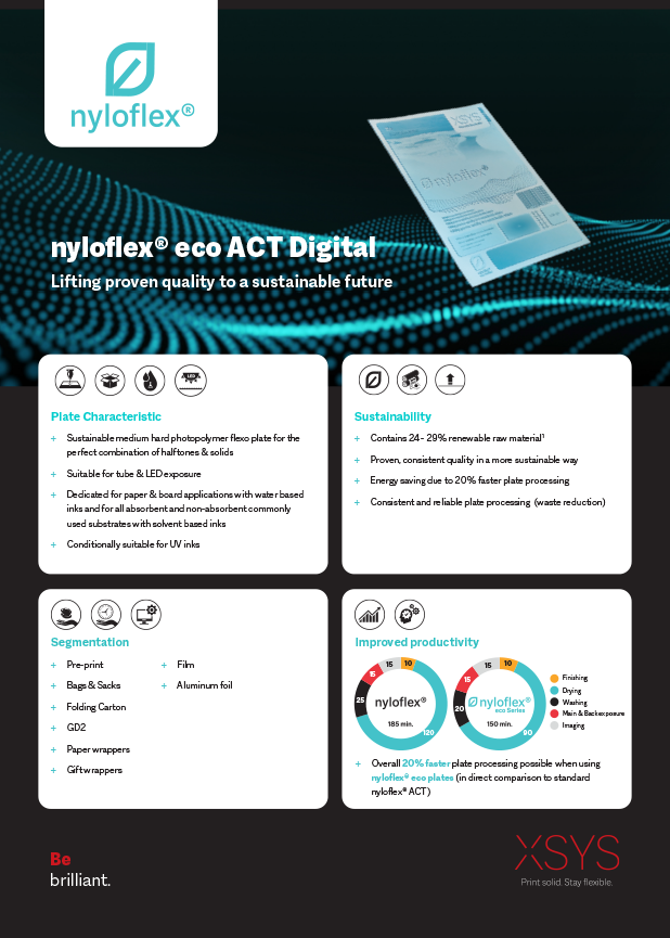 XSYS launches nyloflex® eco flexo plate series | Buzz Digital Marketing